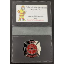 Junior Firefighter Badge & Wallet