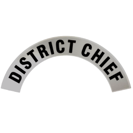 District Chief Helmet Decal