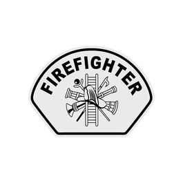 Helmet Front Decal - Firefighter