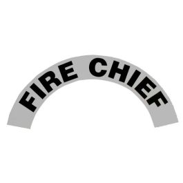 Fire Chief Helmet Decal