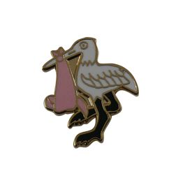 Stork Pin - Girl
