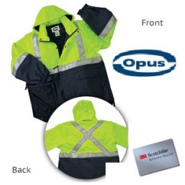 Duty Safety Rain Jacket Two Tone